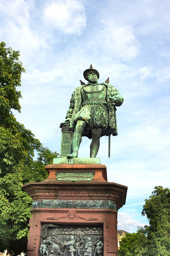 Stuttgart - Duke Christopher Monument - III - Stock Photo - Image of ...