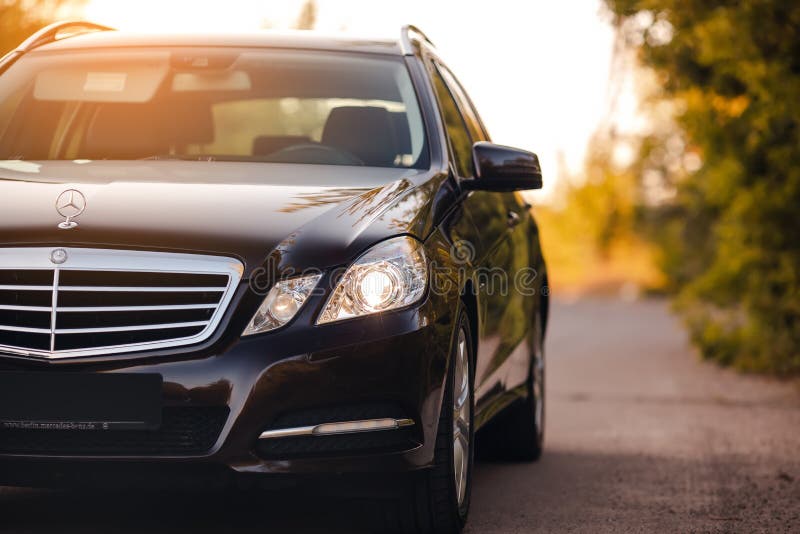 Stuttgart, Germany - January 28, 2020: Original Mercedes E-class W212 ...