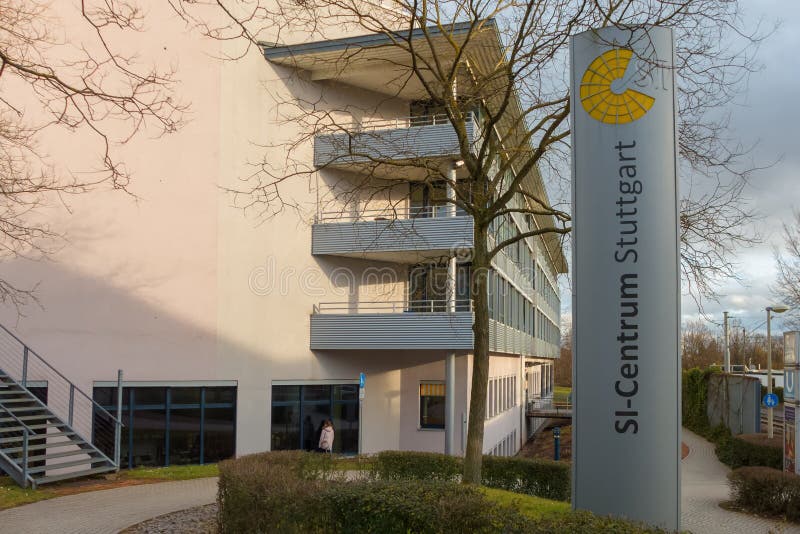 SI-Centrum, Stuttgart, Sign Editorial Photography - Image of leisure ...