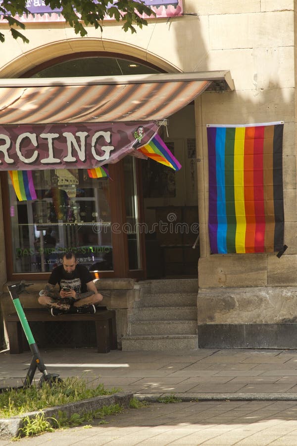 Christopher Street Day in Stuttgart, Germany. Editorial Photography ...