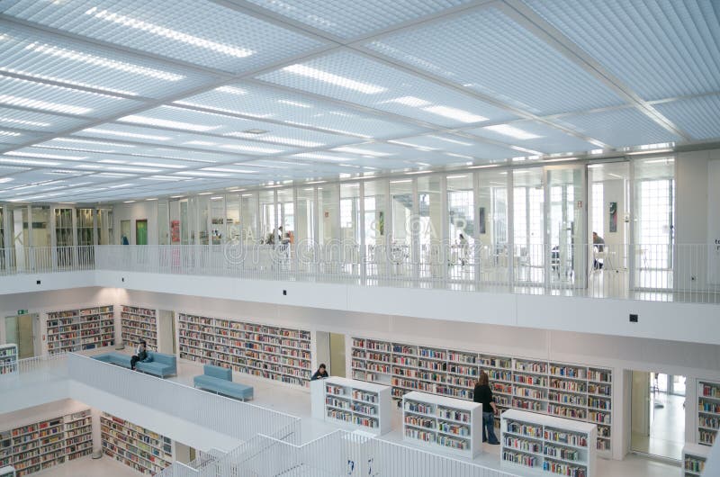 Stuttgart, Germany - May 21, 2015: the Stuttgart Public Library, Opened ...