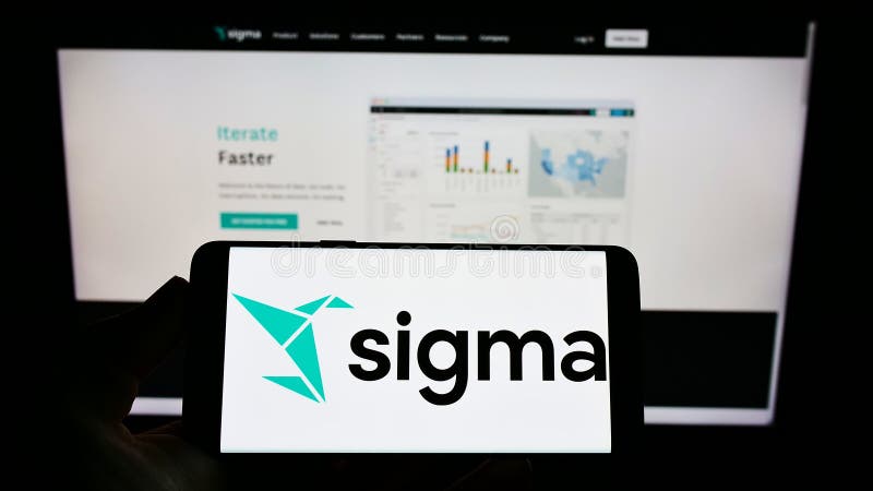 Person Holding Cellphone with Logo of American Cloud Analytics Company ...