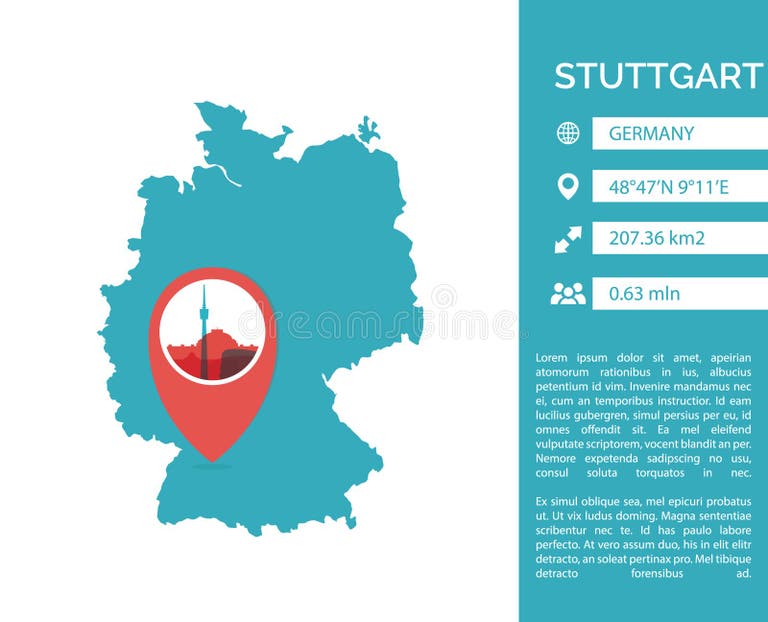 Modern Map Stuttgart Stock Illustrations – 90 Modern Map Stuttgart ...