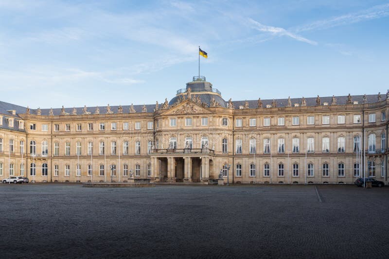 Stuttgart New Palace Facade Neues Schloss - Stuttgart, Germany Stock ...
