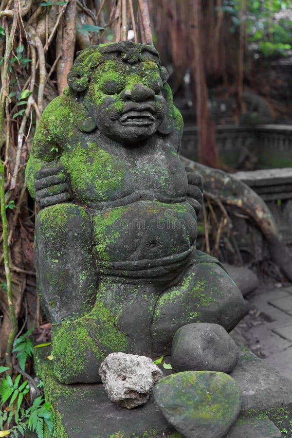 Stutue I Den Sakrala Apaskogen, Ubud, Bali, Indonesien Arkivfoto - Bild ...