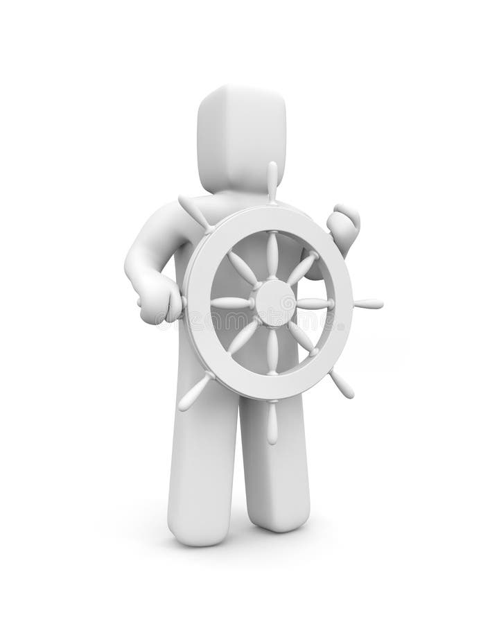 Stuurman stock illustratie. Illustration of mensen, verouderd - 23639422