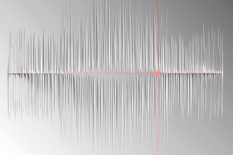 Styiized Soundwave Illustration Stock Illustration - Illustration of ...