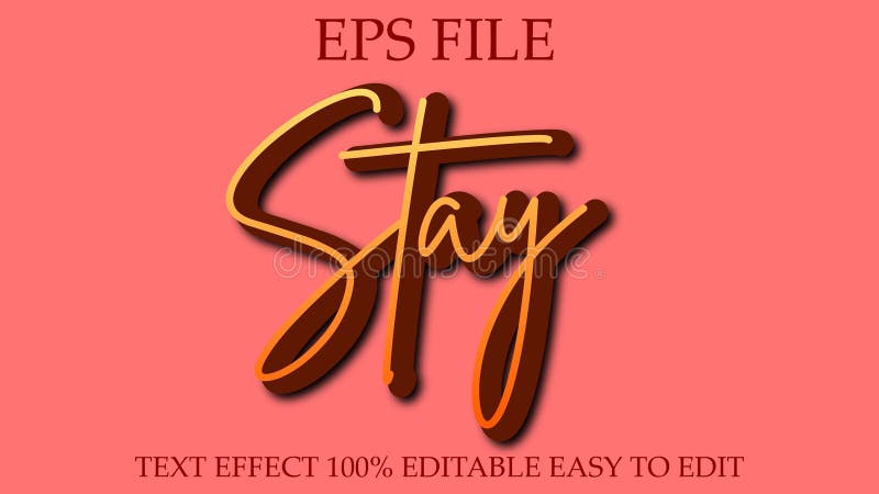 Style Text Effect Jpeg File Digital Download Stock Illustration ...