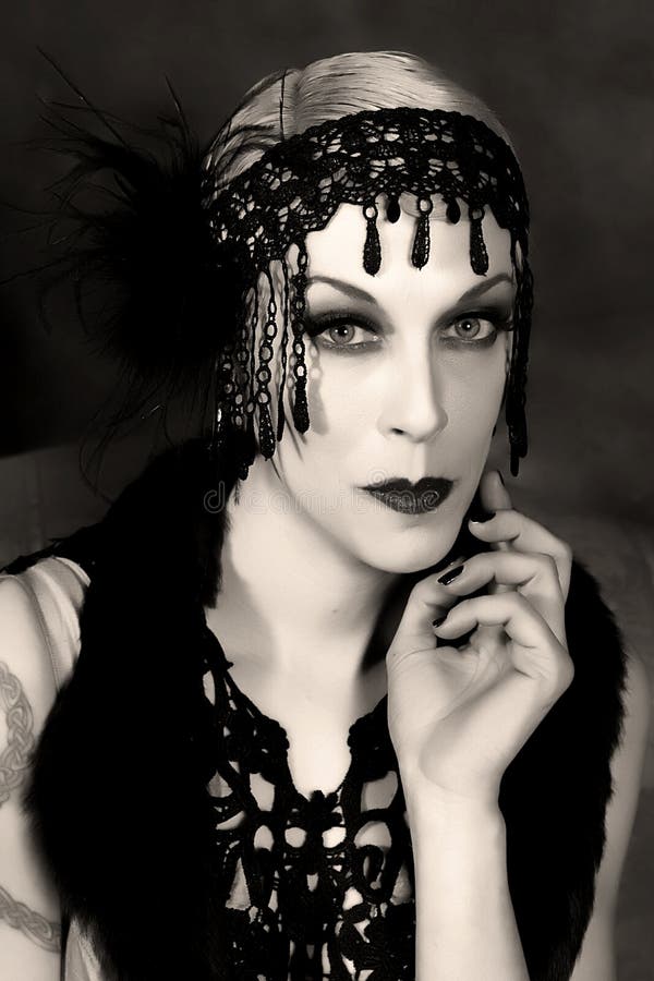 1920 style Beauty Shot stock photo. Image of feminine - 31687008