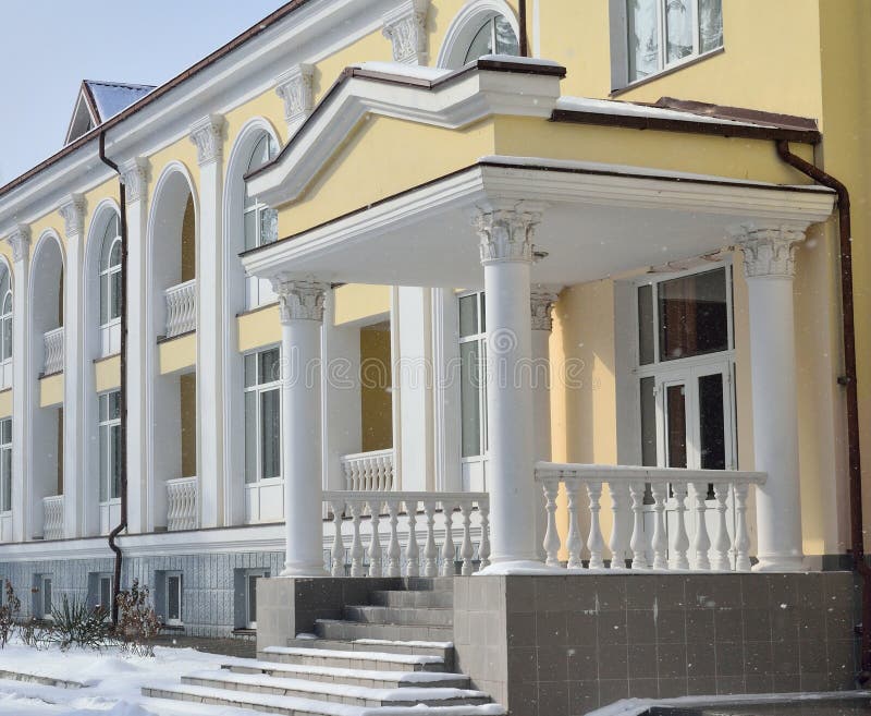 Style Building Stalin`s Empire Style, Details Stock Photo - Image of ...