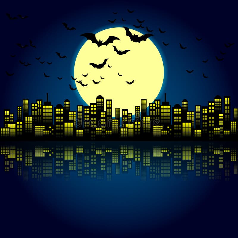 42+ Cartoon city night background Free Stock Photos - StockFreeImages