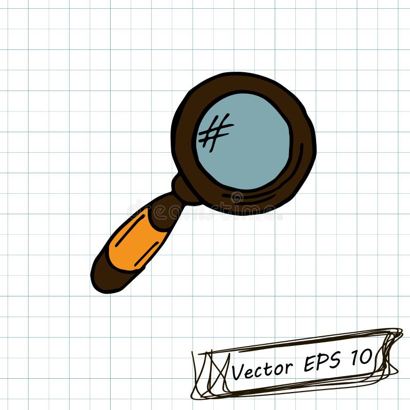 Doodle Detective Lens Stock Illustrations – 237 Doodle Detective Lens ...