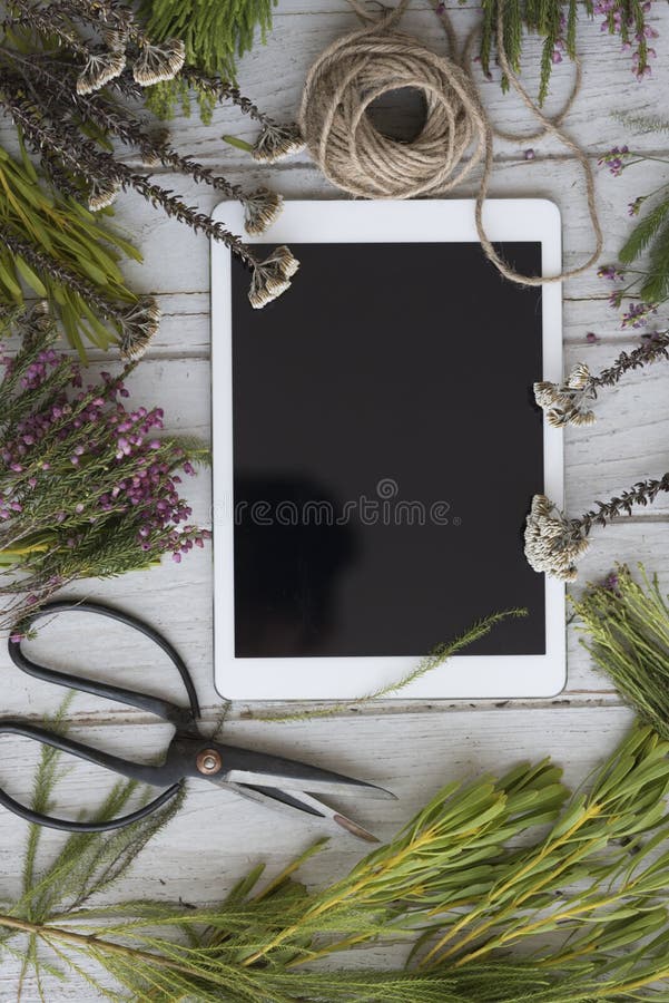 Style Connection Tablet Decorate Concept Stock Image - Image of screen ...
