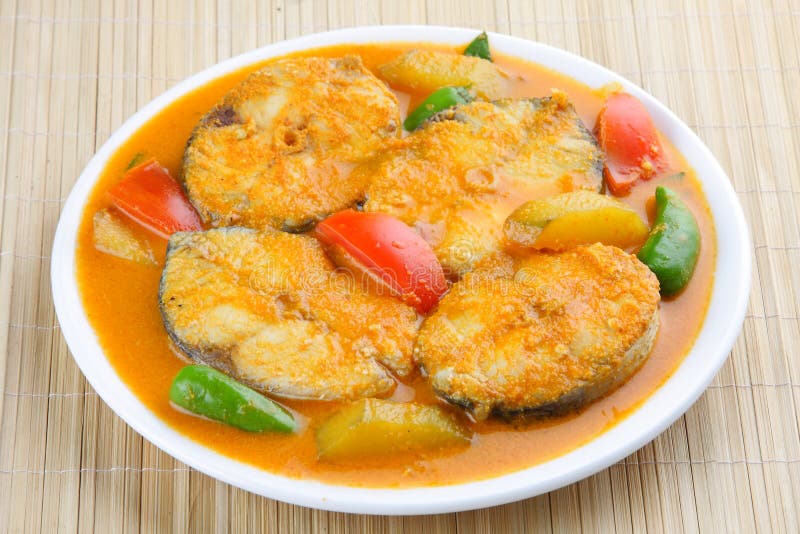 Style D'Asiatique De Cari De Poissons De Baracuda. Image stock - Image ...