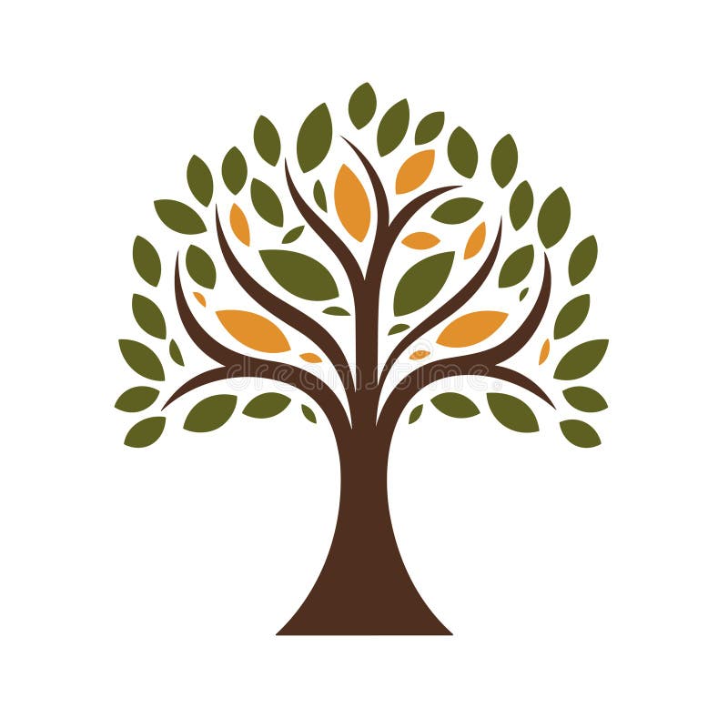 Style D'illustration Vectorielle Simple 2d Arbre Illustration Stock ...