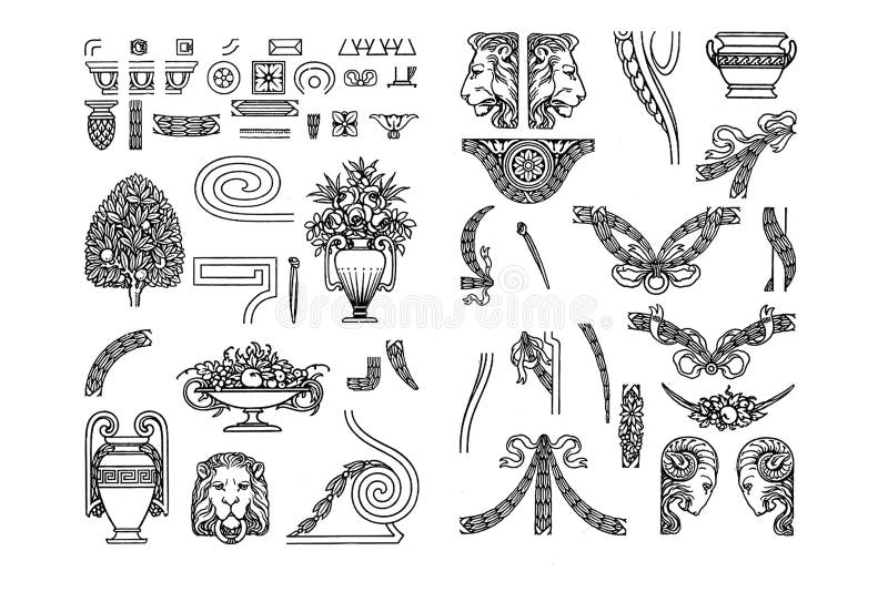 Style design elements. stock illustration. Illustration of lion - 95911223