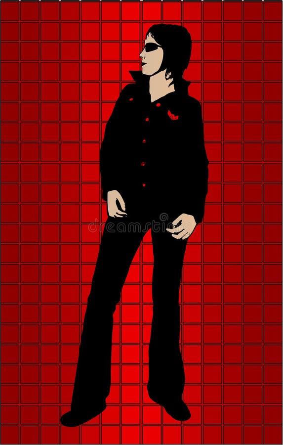 Style Girl stock vector. Illustration of decor, shadows - 2164693