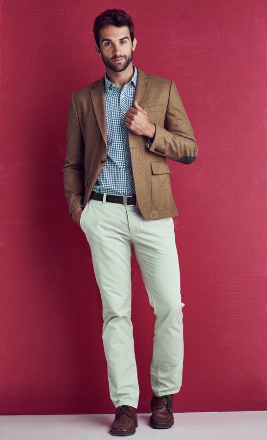 On that Style Grind. Studio Shot a Handsome and Stylishly Dressed Young ...
