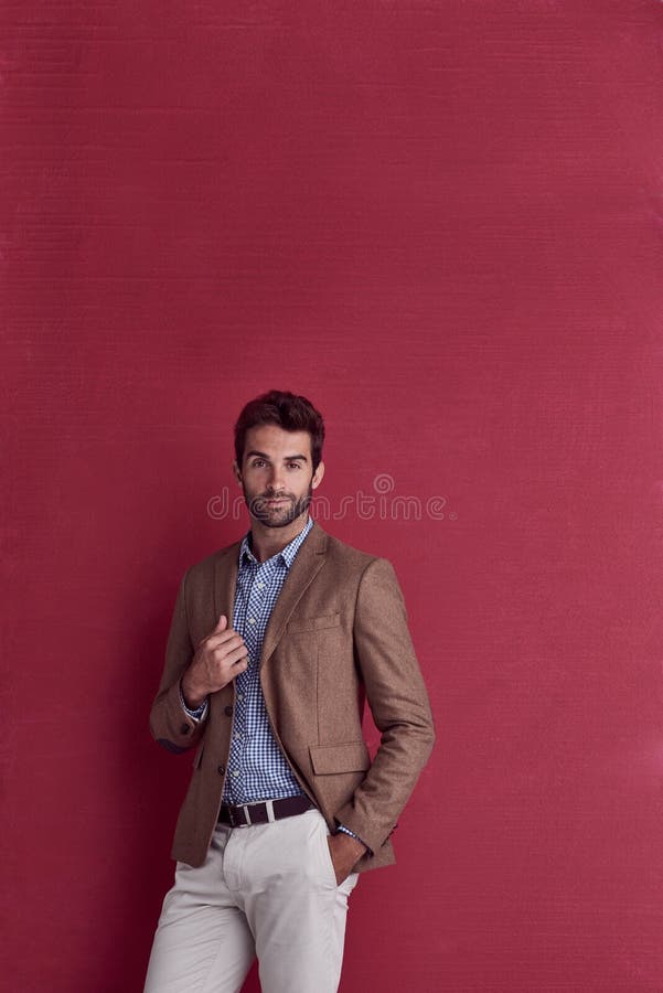 On that Style Grind. Studio Shot a Handsome and Stylishly Dressed Young ...