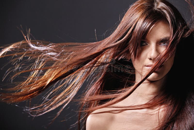 Flying hair stock photo. Image of care, healthy, head - 25897890