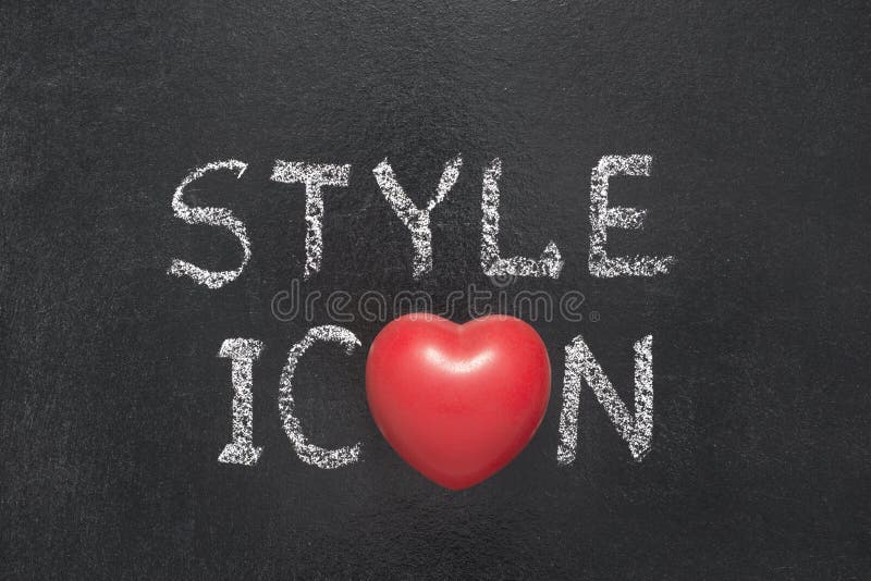 Style icon heart stock image. Image of handwritten, follow - 86436201