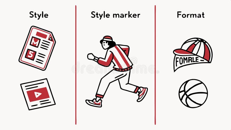 Style Marker and Format Icons, Design Tools, Graphic Elements Vector ...