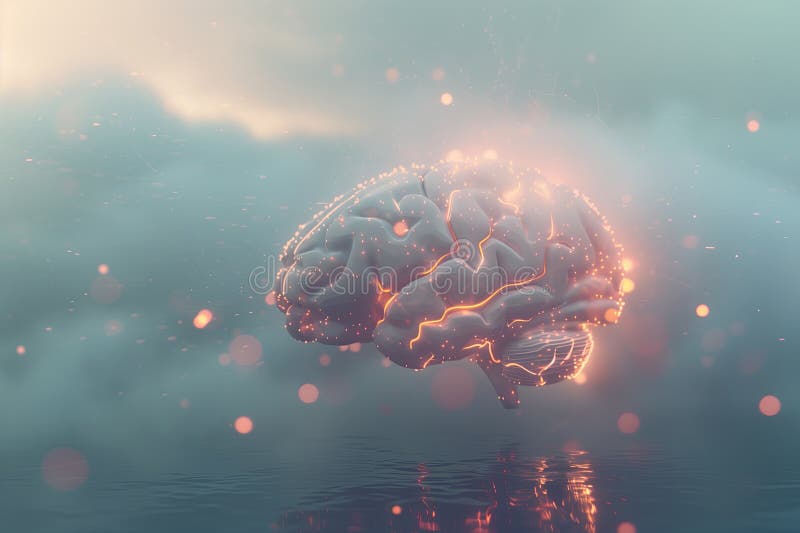 Style Minimalist Abstract Art of Psychology, Featuring a Smooth ...