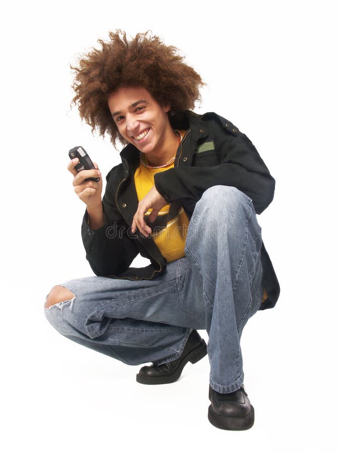 Style and phone. stock image. Image of vitality, jeans - 28532659