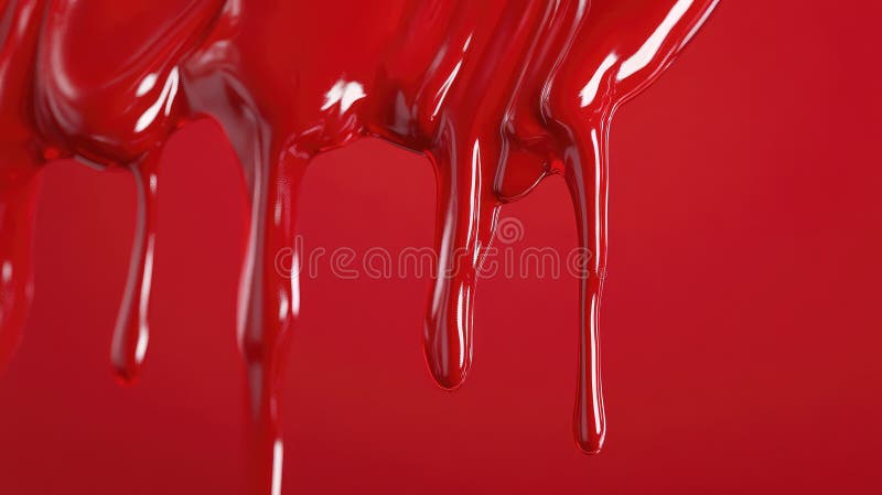 Style red paint drip stock illustration. Illustration of shine - 393675799