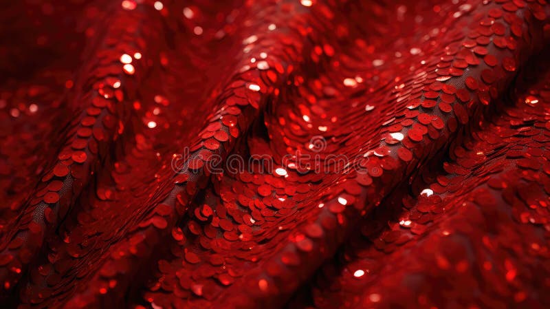 Style red sequin stock illustration. Illustration of design - 373129183
