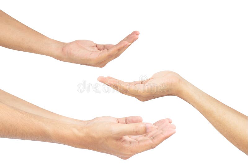 Hand Symbol, Measuring Angle of the Sky Astronomy on a White Background ...