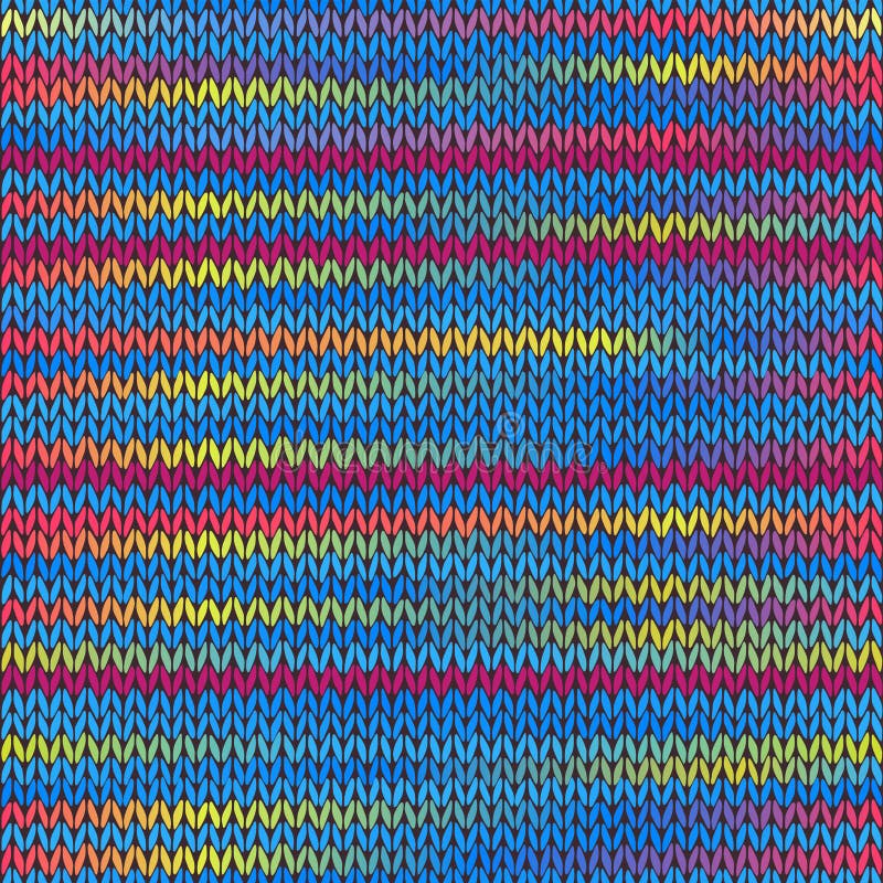 Style Seamless Knitted Melange Pattern Stock Vector - Illustration of ...