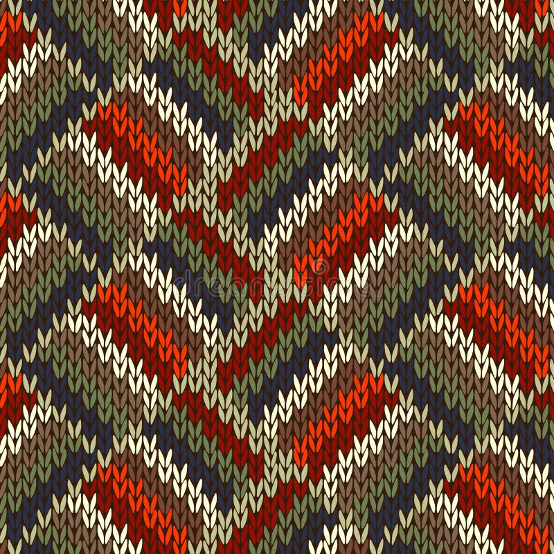 Seamless knitted pattern stock vector. Illustration of knitwear - 44331943