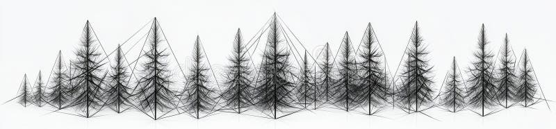 The Style of this Seamless Pattern is Continuous Line Drawing. a ...