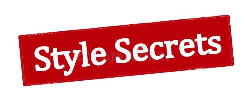 Style secrets stock illustration. Illustration of miscellaneous - 93262102