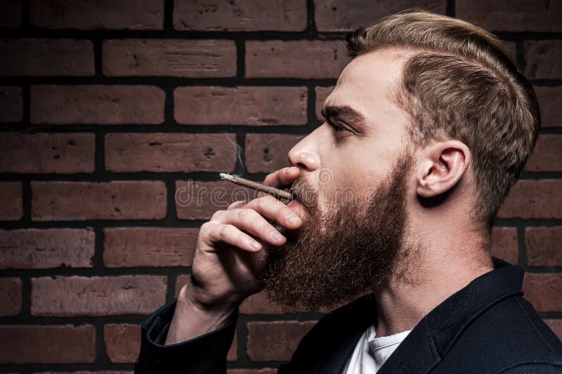 In style. stock image. Image of cigarette, confidence - 45308289