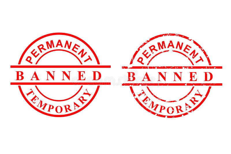 Permanent Banned Stock Illustrations – 17 Permanent Banned Stock ...