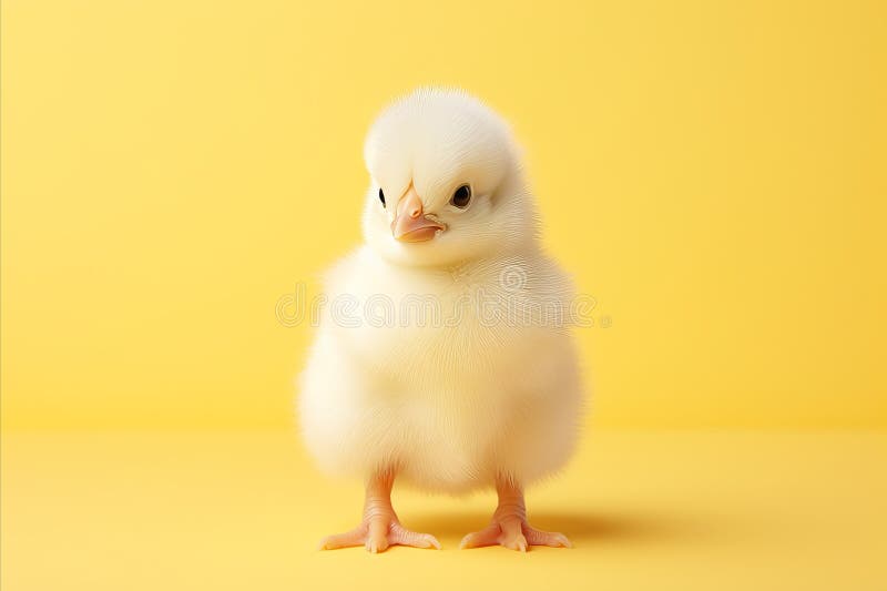 Styled Happy Chicken on Solid Pastel Background Fashion Studio Shot ...