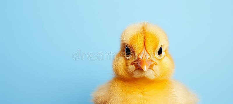 Styled and Joyful Chicken on Pastel Background with Ample Copy Space ...