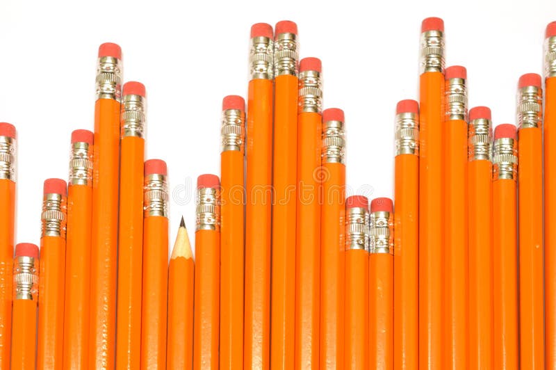 Styled Sharp Pencil stock image. Image of supplies, education - 160661603