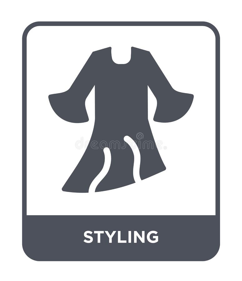Styling Icon in Trendy Design Style. Styling Icon Isolated on White ...