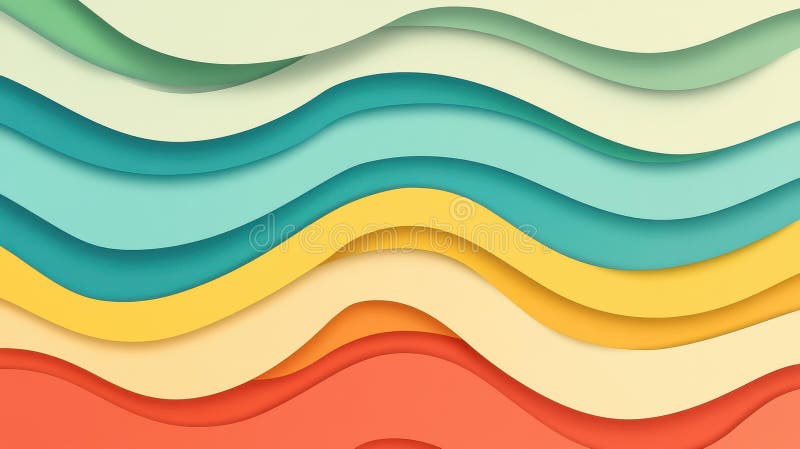 Stylish Abstract Background Featuring Vibrant Waves, Perfect for ...