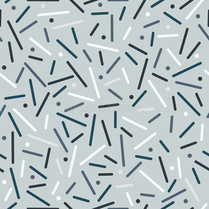 Stylish Abstract Background. Seamless Pattern. Cool Colors. Lines and ...