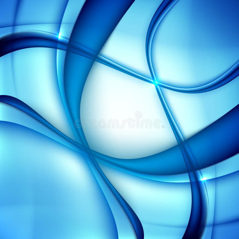 Stylish Abstract Blue Background. Vector Illustration Stock Vector ...
