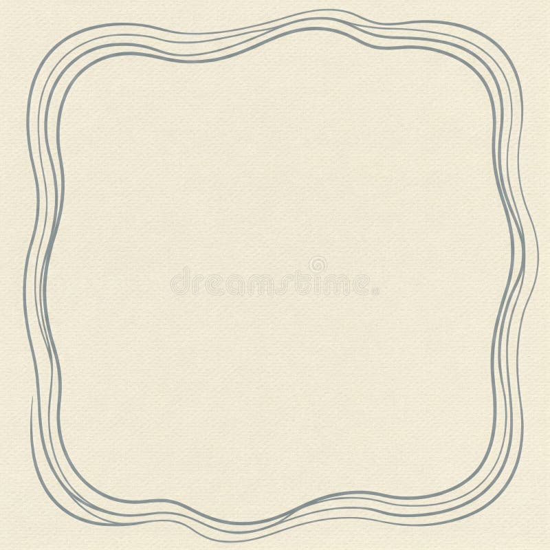 Elegant Abstract Curved Border Stock Illustration - Illustration of ...