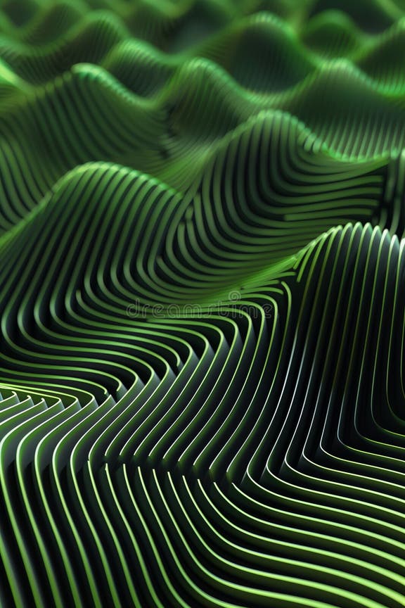 Stylish Abstract Wave Lines Pattern Creating a Dynamic Background ...