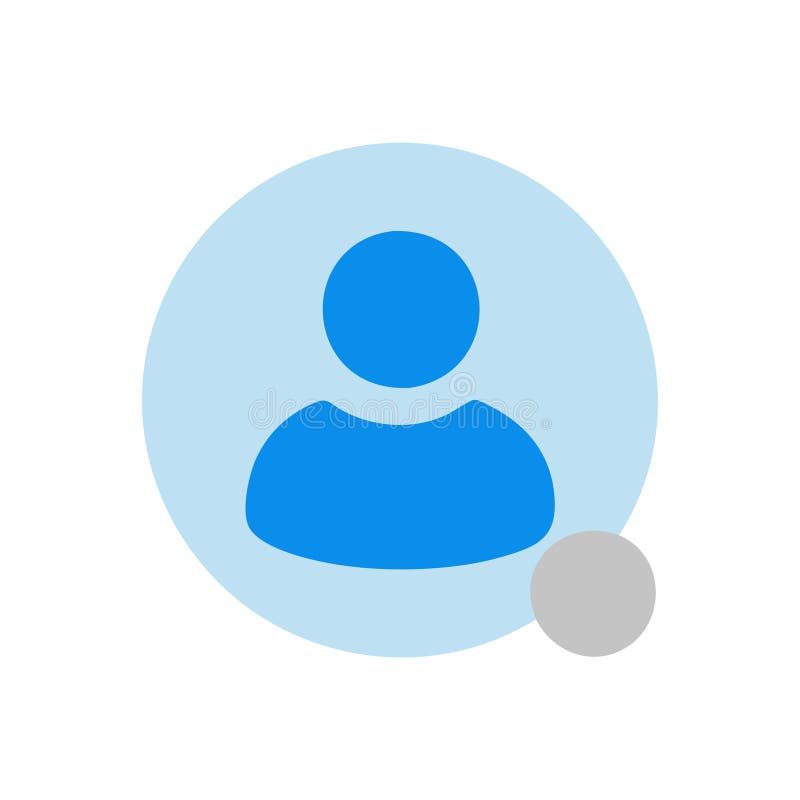 Stylish Account Profile Icon Vector Stock Illustration - Illustration ...