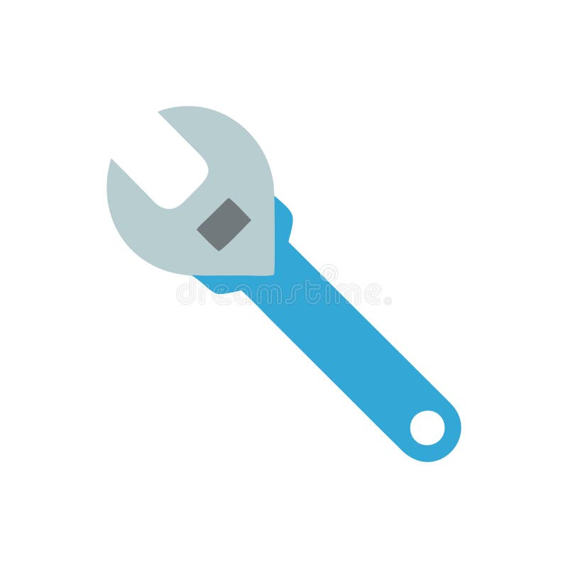 Stylish Adjustable Spanner Design Vector Stock Illustration ...