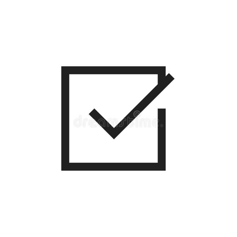 A Stylish and Aesthetic Checkmark Icon Effectively Represents Approved ...