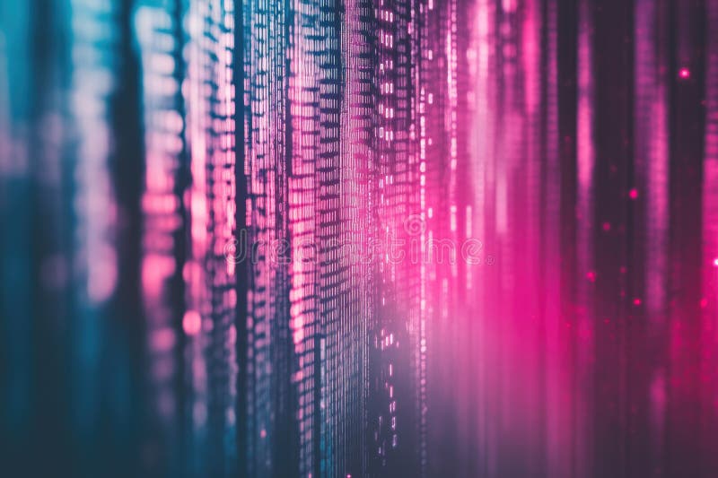 Stylish AI Testing Tool Background with Unreadable Text. Stock ...